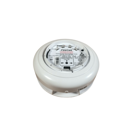 EMS FireCell W/LESS SDR / DETECTOR BASE ONLY (use with smoke and heat ...