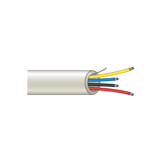 4 core cable white 100m, conforms to BS4737, Section 3.30 - Northwood ...