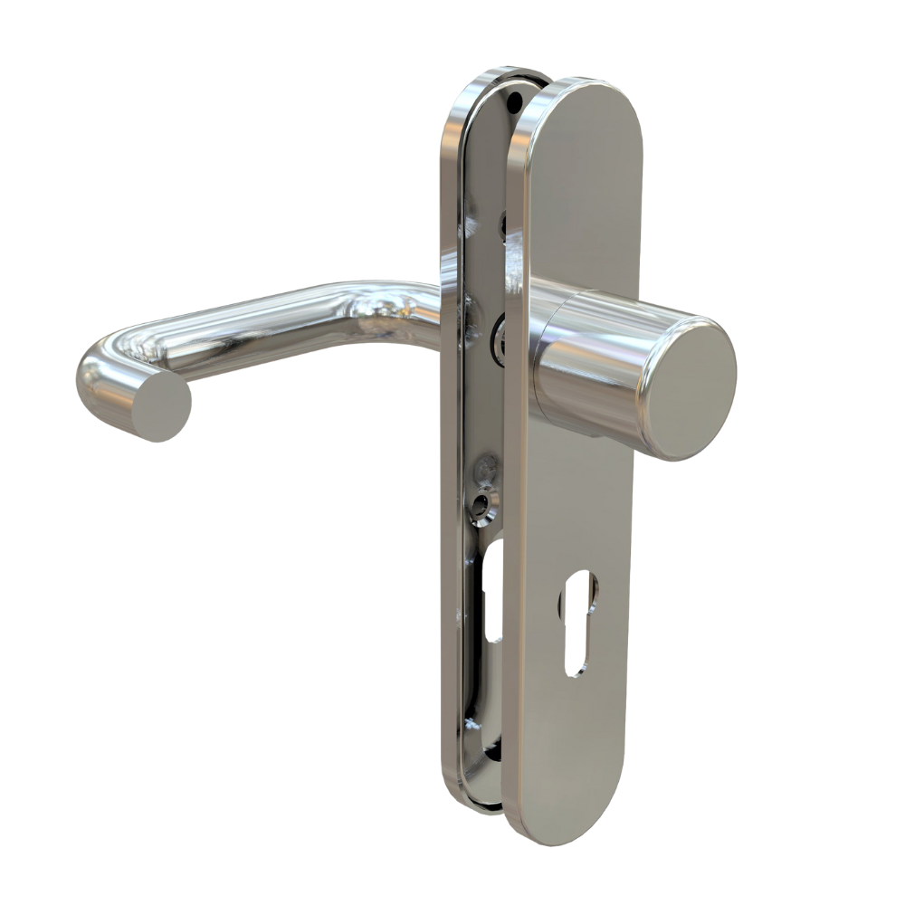 Assa Abloy Knob and lever handle set on long plate for 4922, EL520 ...